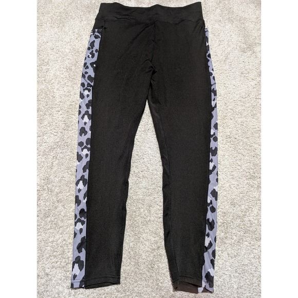POP Fit | Pants & Jumpsuits | Pop Fit Black Leopard Print Athletic ...